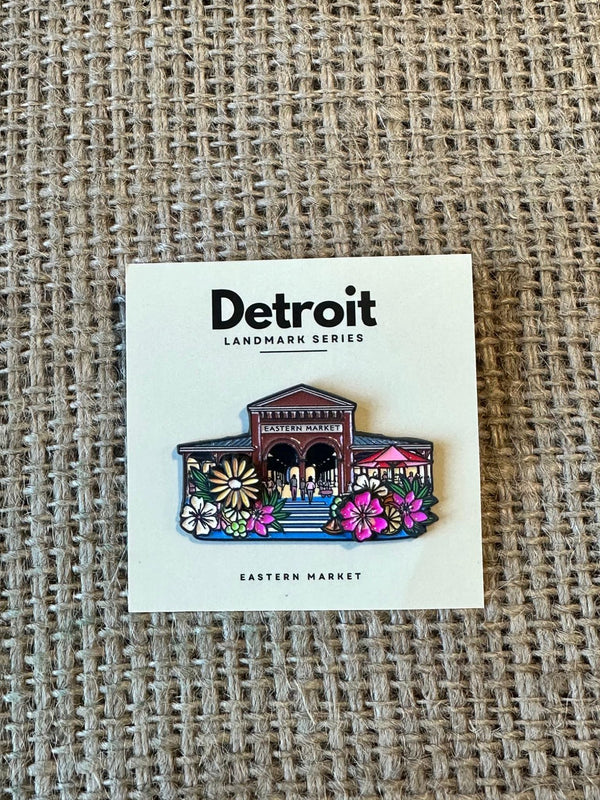 A Full Collection of Detroit Landmark Pins - Set of 3 - DeVries & Co